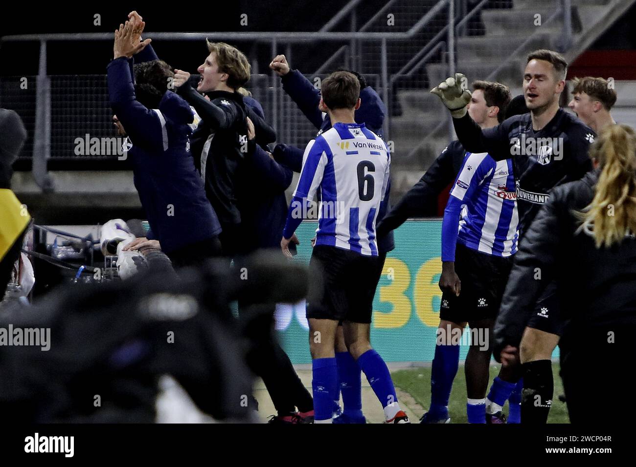 Alkmaar, Netherlands. 16th Jan, 2024. ALKMAAR - 16-01-2024, AFAS ...