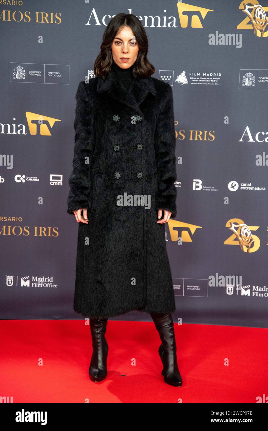 Vicky Luengo attends the ceremony of the Iris Awards granted by the ...