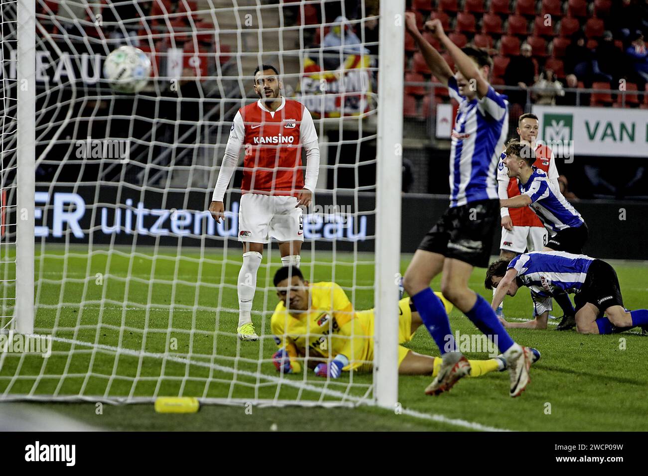 Alkmaar, Netherlands. 16th Jan, 2024. ALKMAAR - 16-01-2024, AFAS ...
