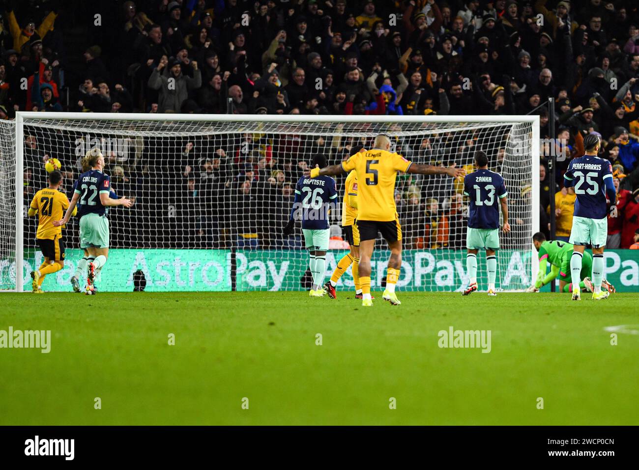 16th January 2024; Molineux Stadium, Wolverhampton, West Midlands ...