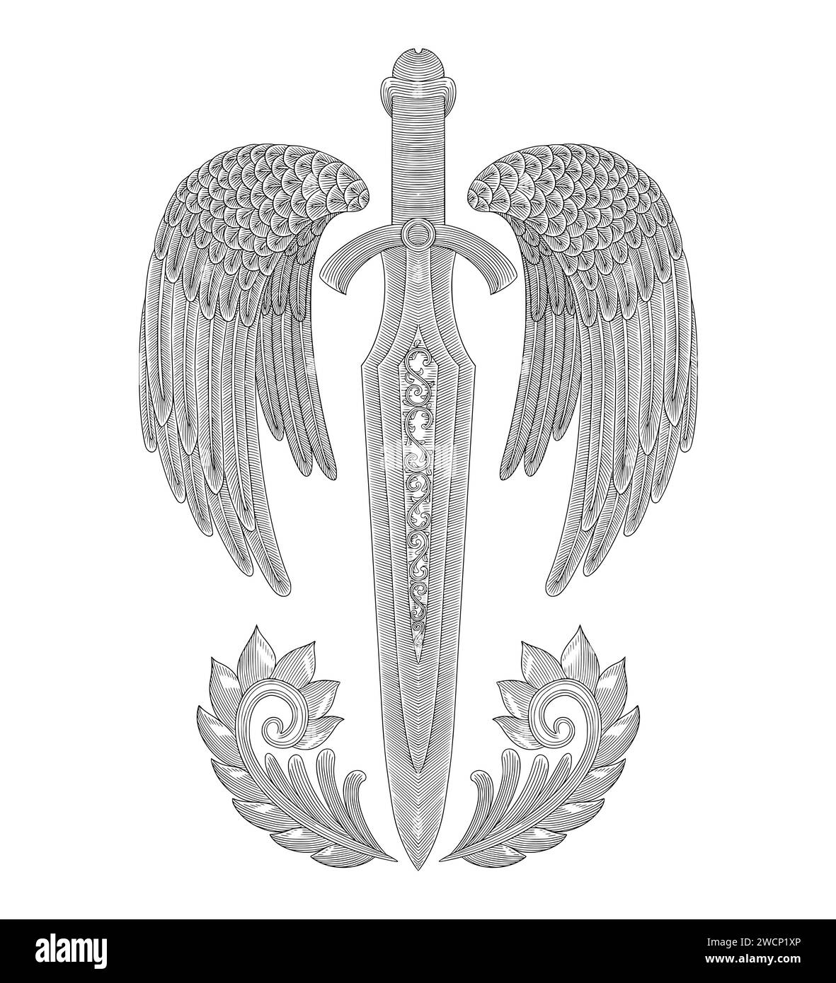 Knights of the sword Stock Vector Images - Alamy