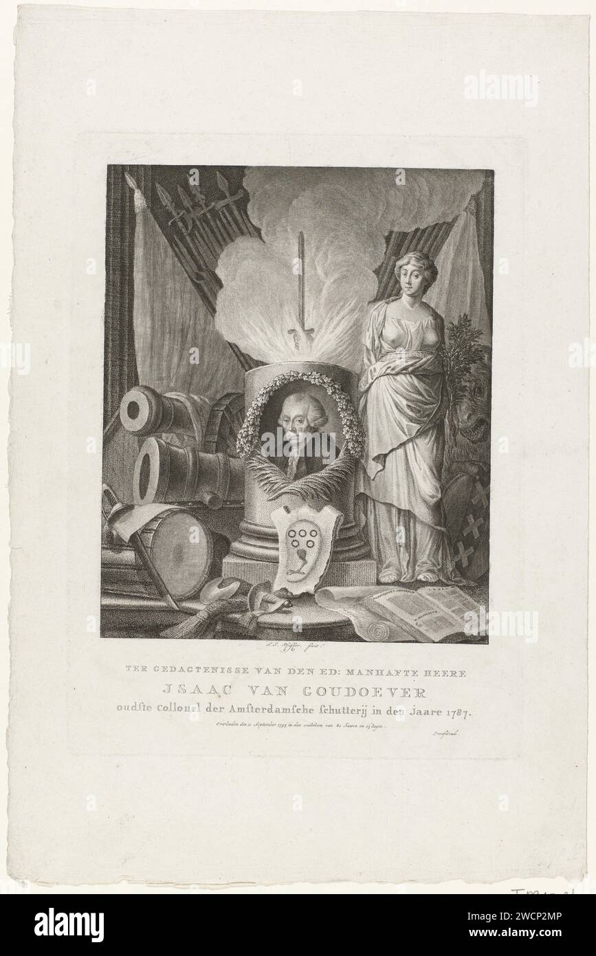 Monument for Isaac van Goudoever, 1793, François Joseph Pfeiffer (I ...