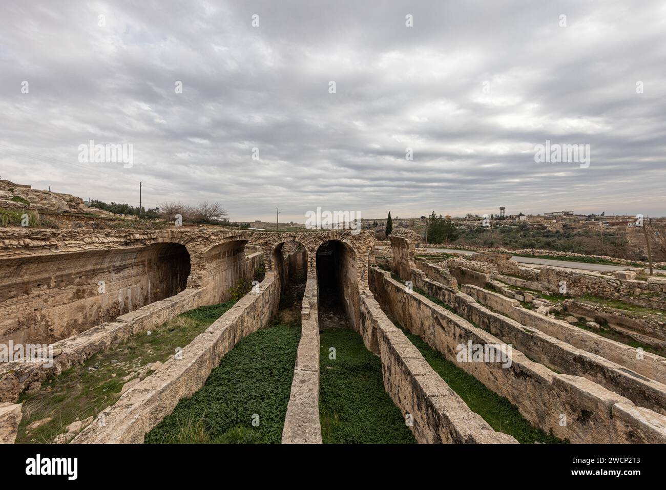 Dara Ancient City. Dara aqueducts, tare cisterns. Ancient Water ...