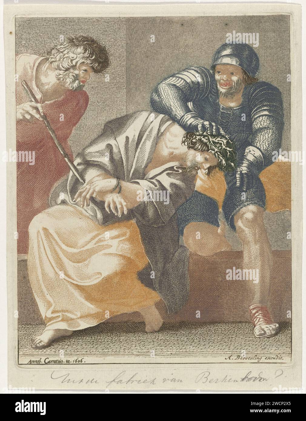 The crowning with thorns and mocking of christ hi-res stock photography ...