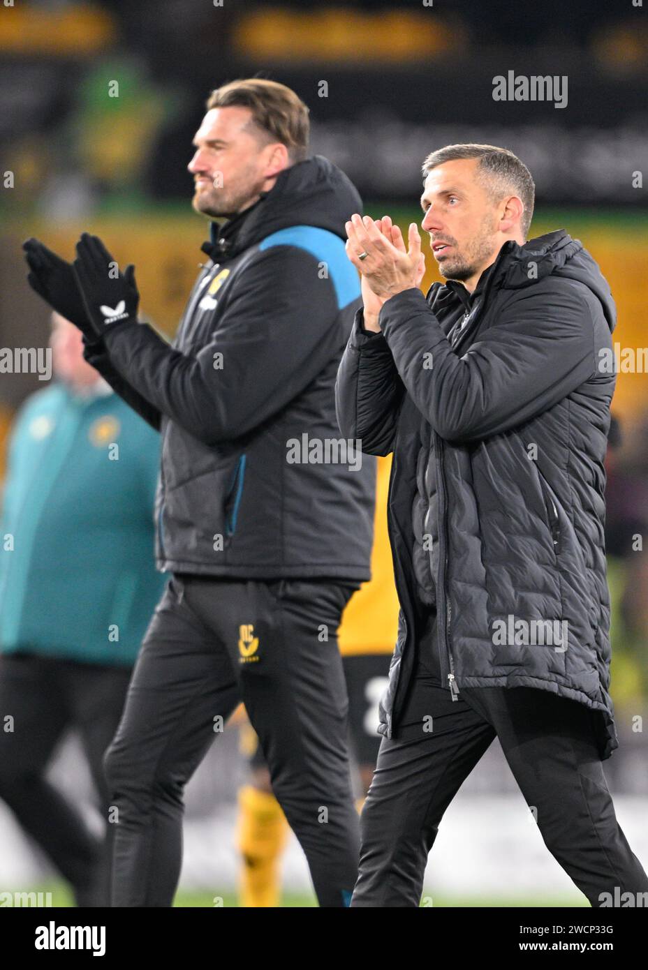 Wolverhampton, UK. 16th Jan, 2024. Gary O'Neil manager of Wolverhampton ...