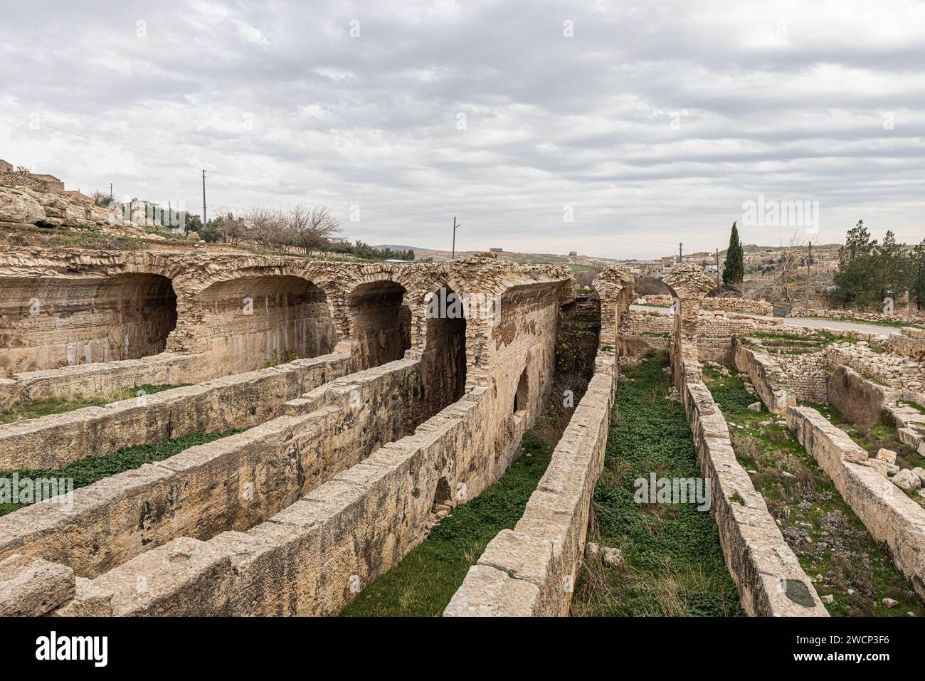 Dara Ancient City. Dara aqueducts, tare cisterns. Ancient Water ...