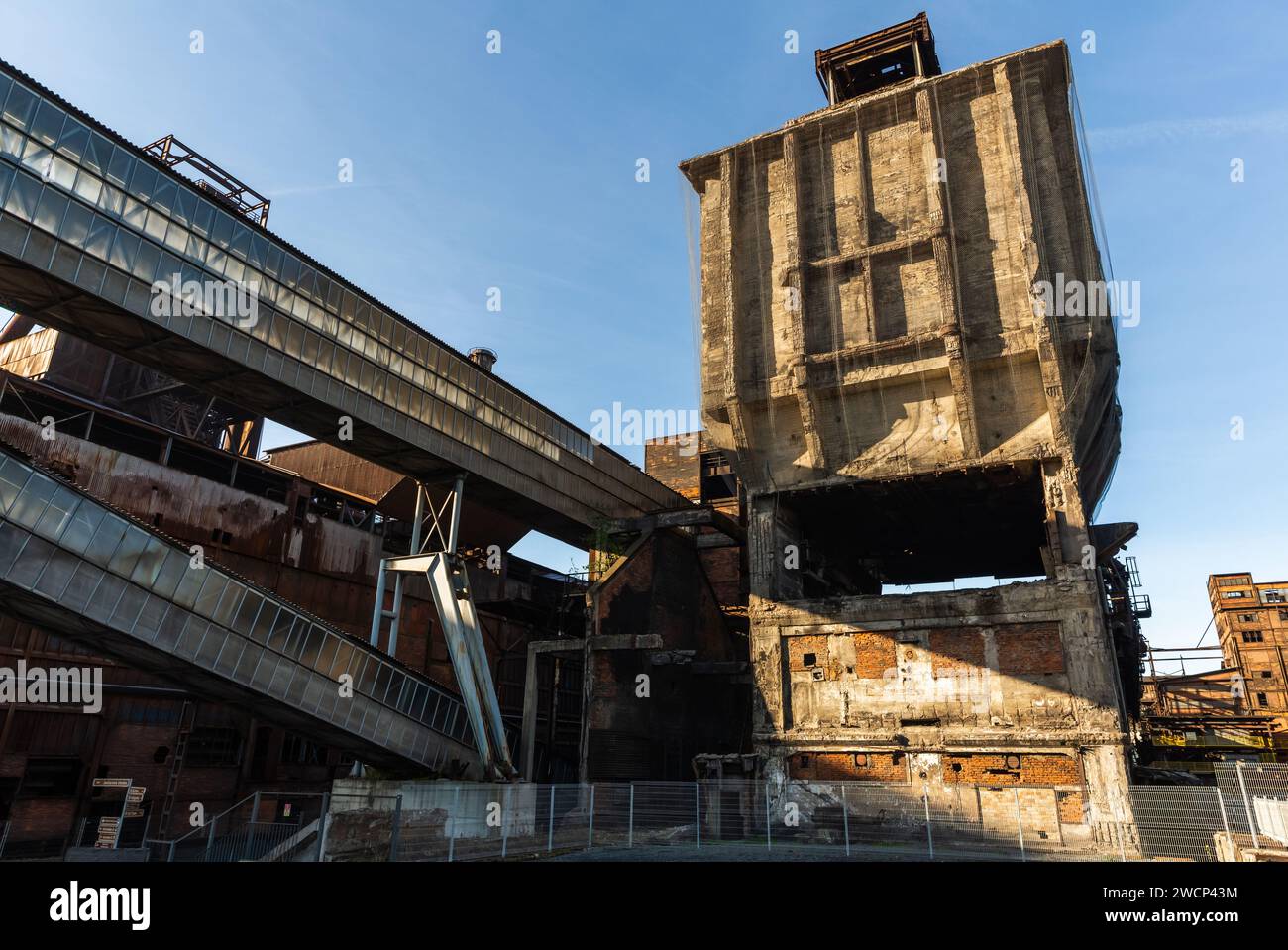 Abandoned steel mill in Ostrava, Czech Republic Stock Photo - Alamy