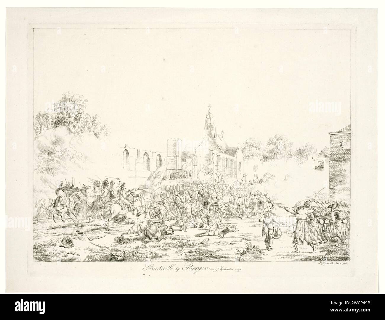 Battle of Bergen, September 19, 1799, Pieter Gerardus van Os, 1799 ...