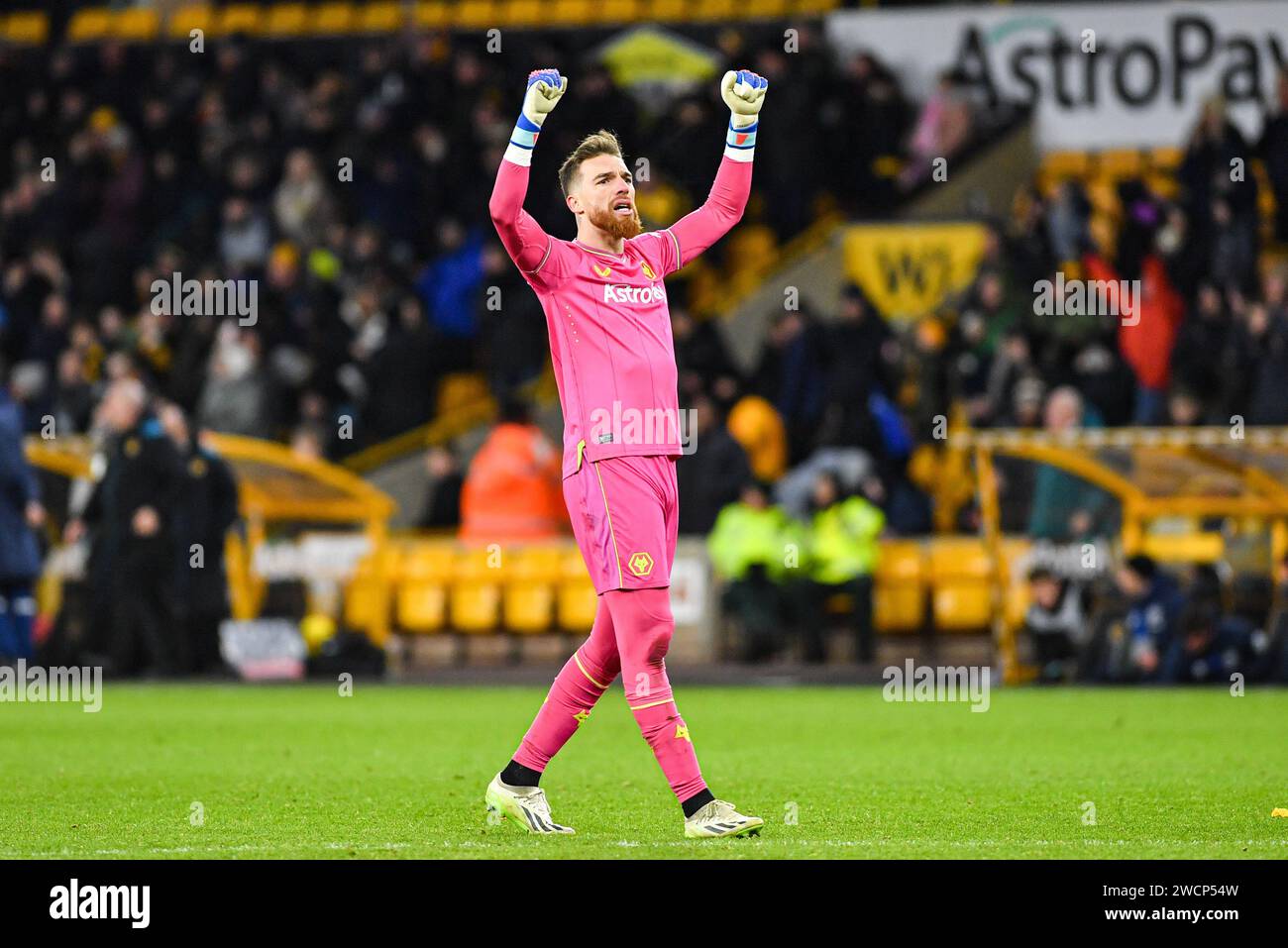 16th January 2024; Molineux Stadium, Wolverhampton, West Midlands ...