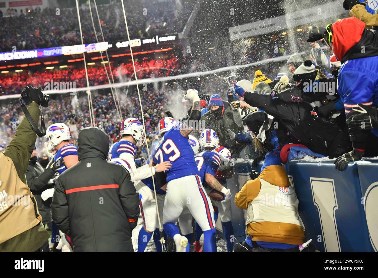 Orchard Park, New York, USA. 15th Jan, 2024. January 15th, 2024 Buffalo ...