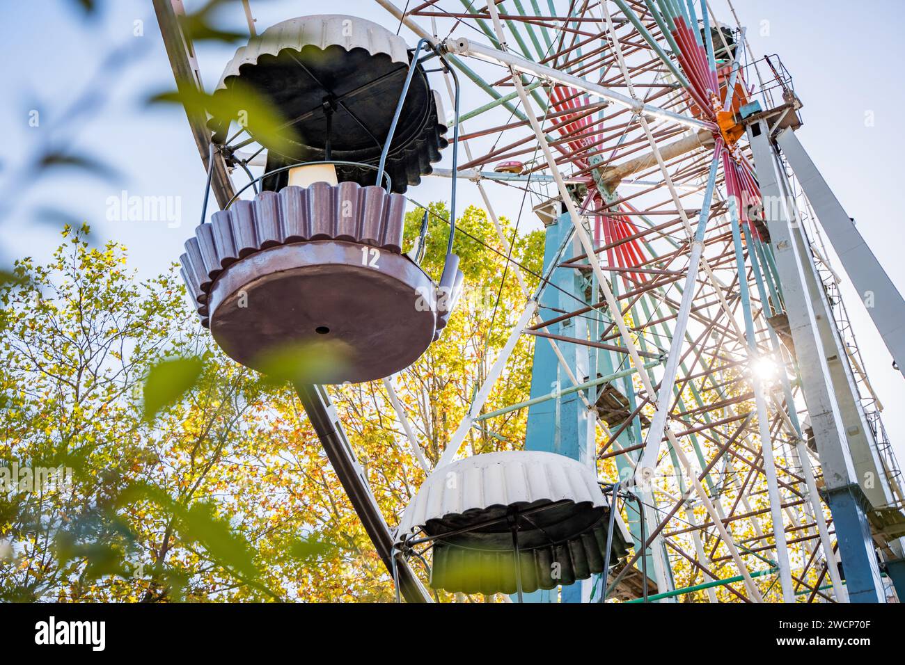 Aerial close up ferris wheel hi-res stock photography and images - Alamy