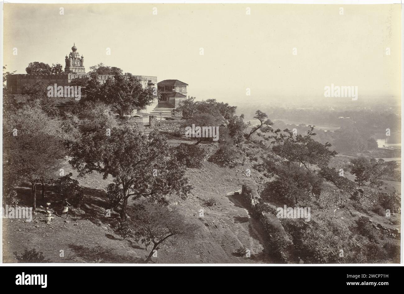 View of the Parvati temple complex in Pune, Maharashtra, India, Samuel ...