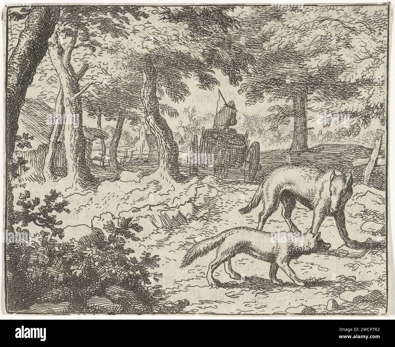 Grimbeert de Das and Reinaert de Vos, Allaert van Everdingen, 1665 ...