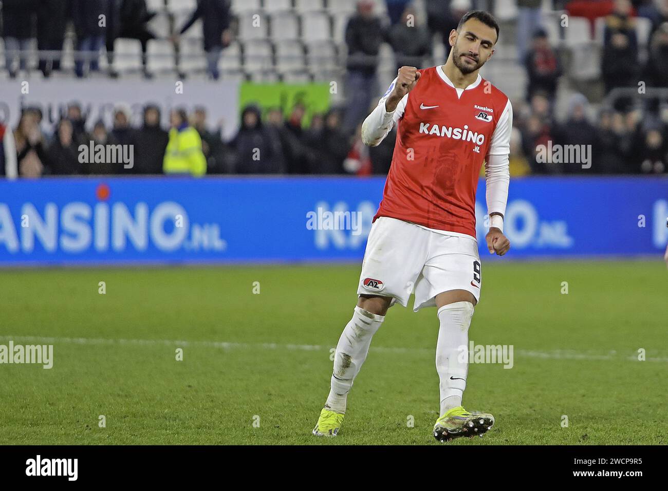 Alkmaar, Netherlands. 17th Jan, 2024. ALKMAAR - 17-01-2024, AFAS ...