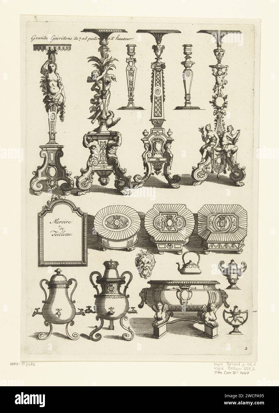 Seventeen Designs, Anonymous, After Daniël Marot (I), After 1703 ...