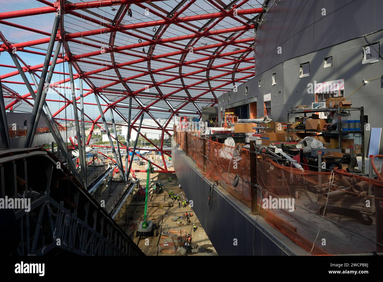 The Intuit Dome is seen under construction in Inglewood, Calif. on ...