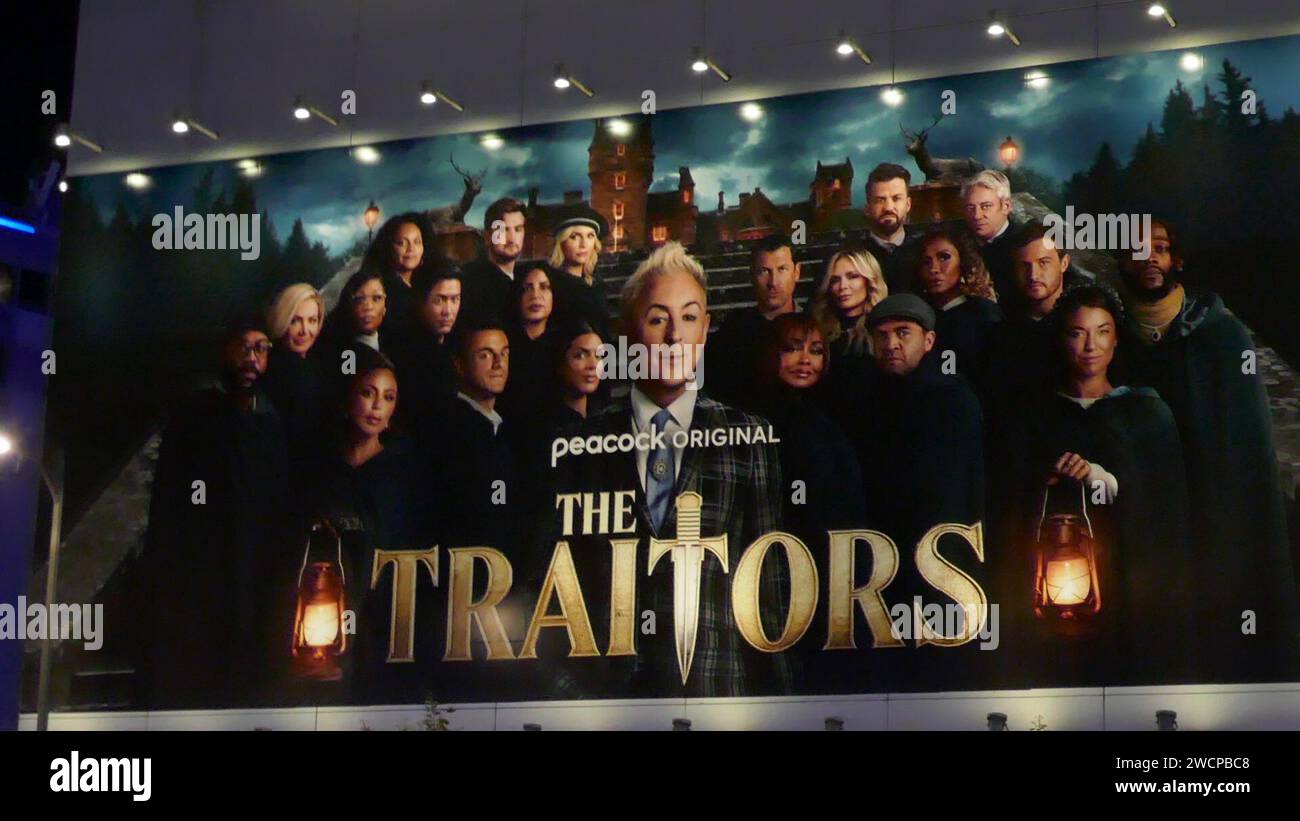 Los Angeles, California, USA 13th January 2024 The Traitors Billboard ...