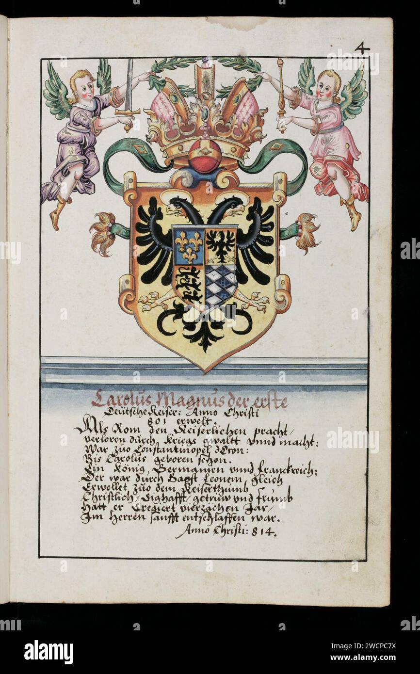 Aarau, Staatsarchiv Aargau, V-4-1985-0001, f. 4r – Heraldry Guide of ...
