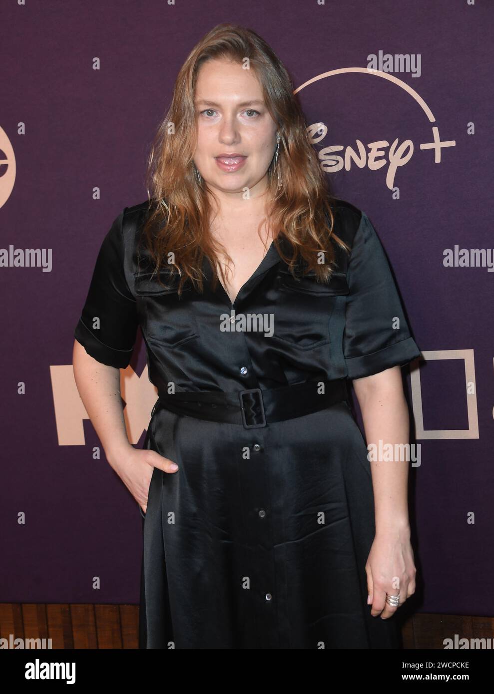 Los Angeles, USA. 15th Jan, 2024. Merritt Wever arriving at The Walt ...