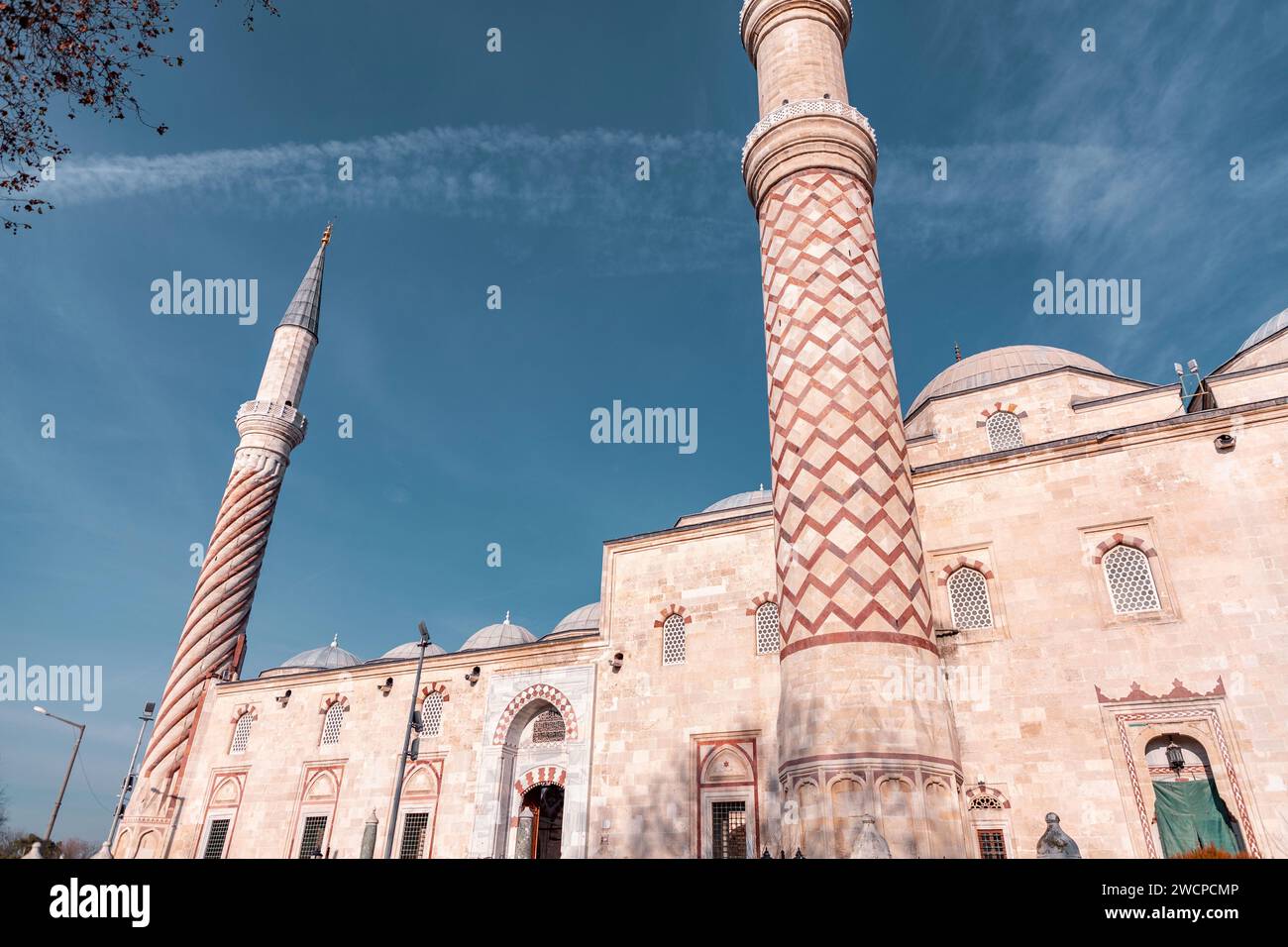 The Uc Serefeli Mosque is a 15th century Ottoman mosque in Edirne ...