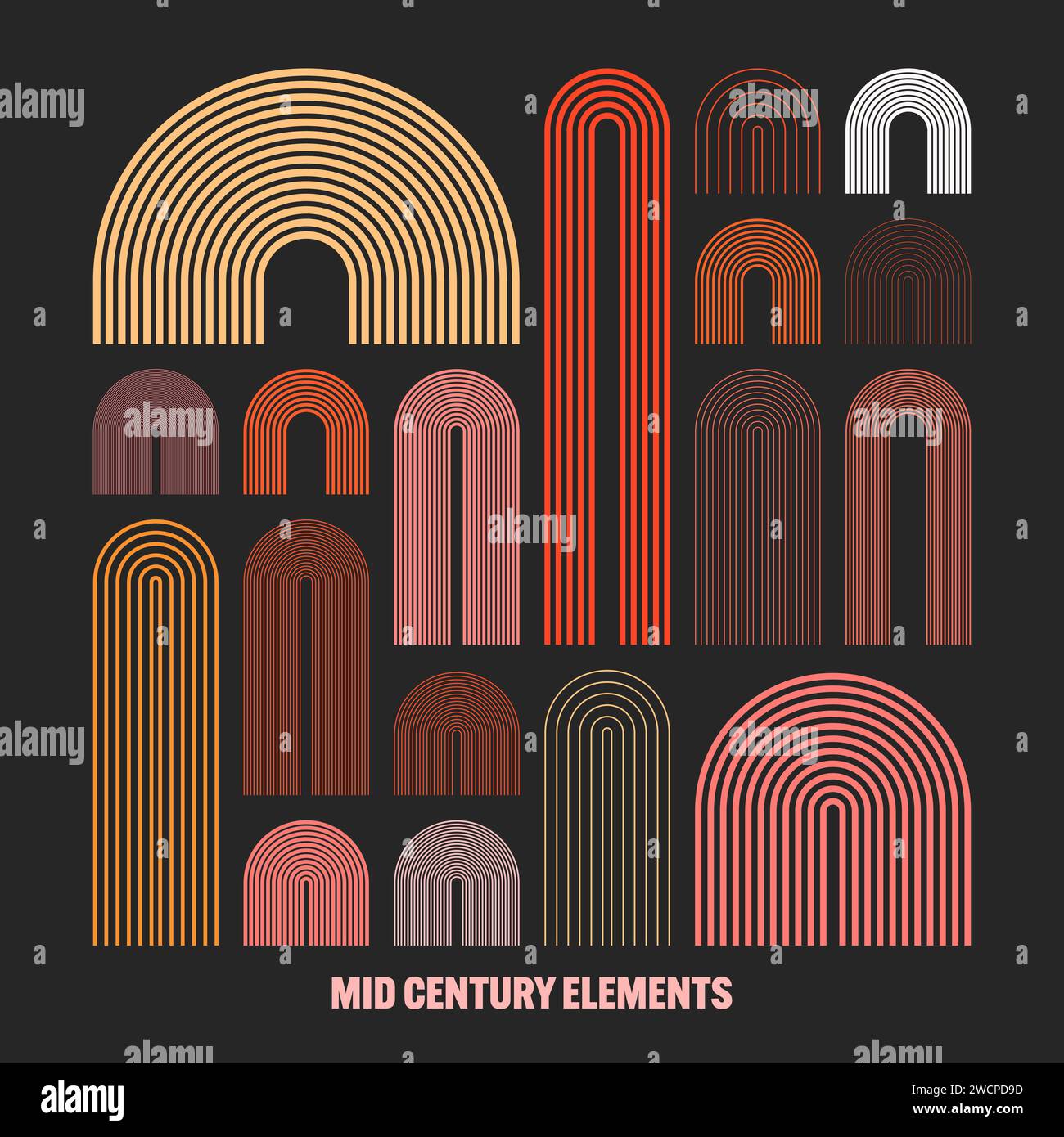 Black arch wall art hi-res stock photography and images - Alamy