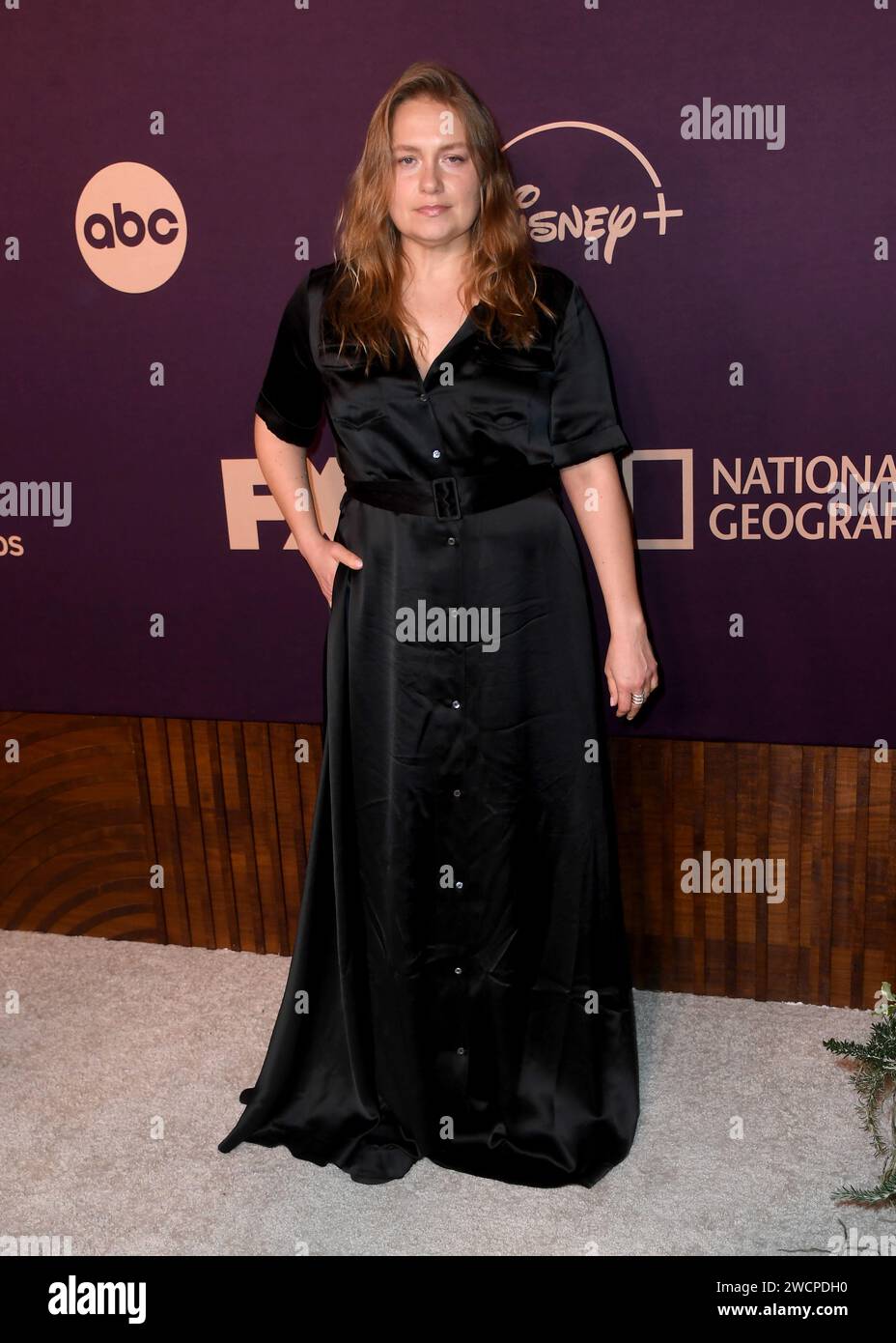 Los Angeles, USA. 15th Jan, 2024. Merritt Wever arriving at The Walt ...