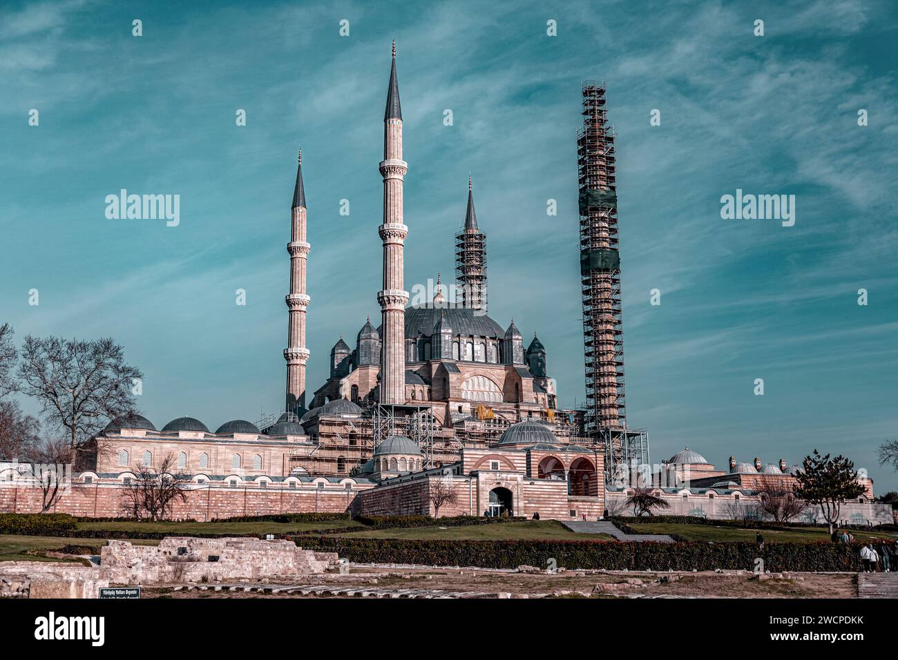 Edirne, Turkiye - JAN 14, 2024: The Selimiye Mosque is an Ottoman ...