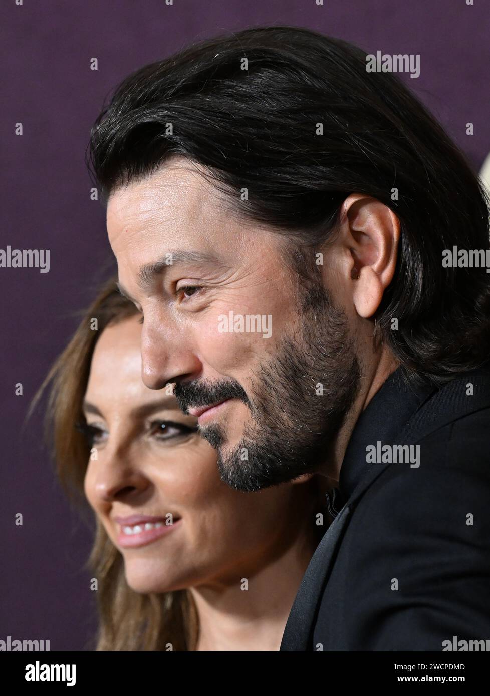 Los Angeles, USA. 15th Jan, 2024. Diego Luna arriving at The Walt ...