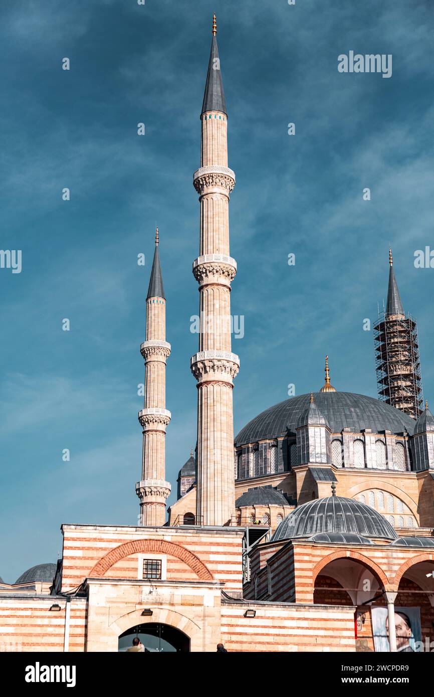 Edirne, Turkiye - JAN 14, 2024: The Selimiye Mosque is an Ottoman ...