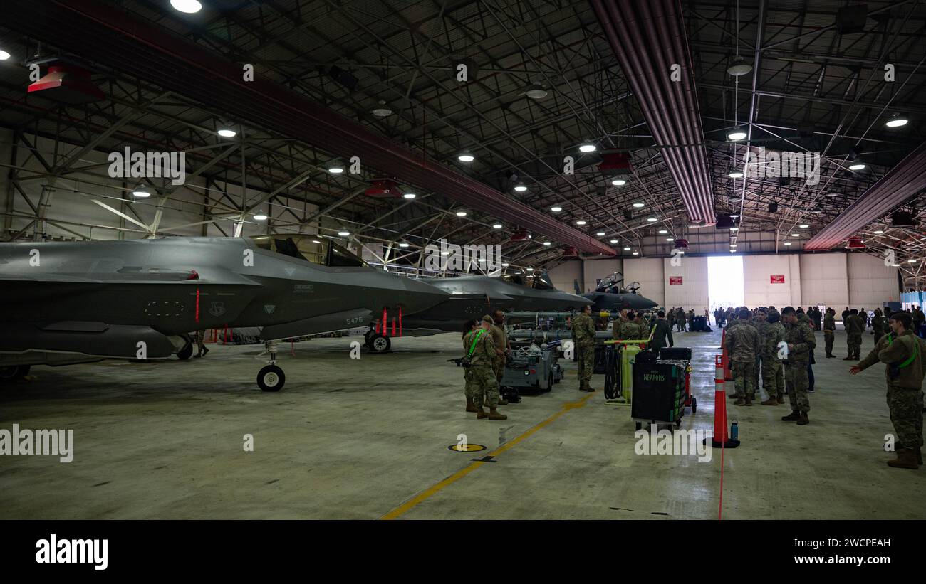 U.S. Airmen assigned to the Liberty Wing attend the 2023 Annual Load ...