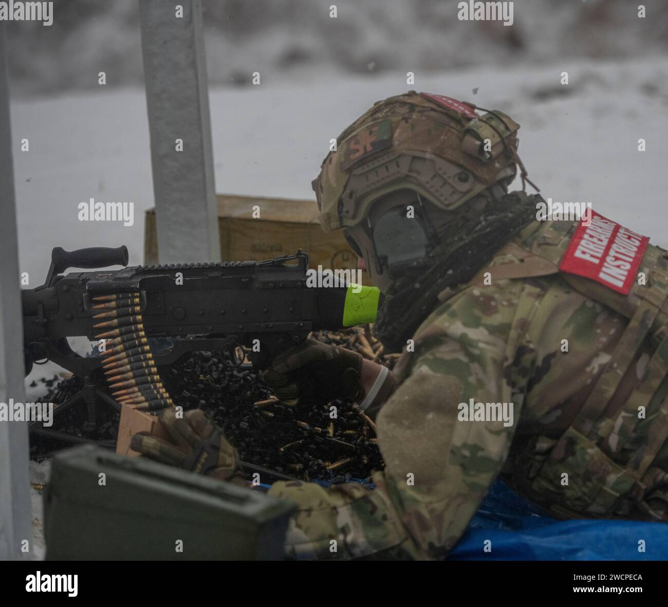 A U.S. Air Force combat arms instructor assigned to the Ohio National ...