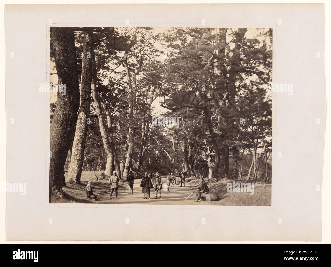 View of the Tokaido along the east coast of Honshu, Felice Beato ...