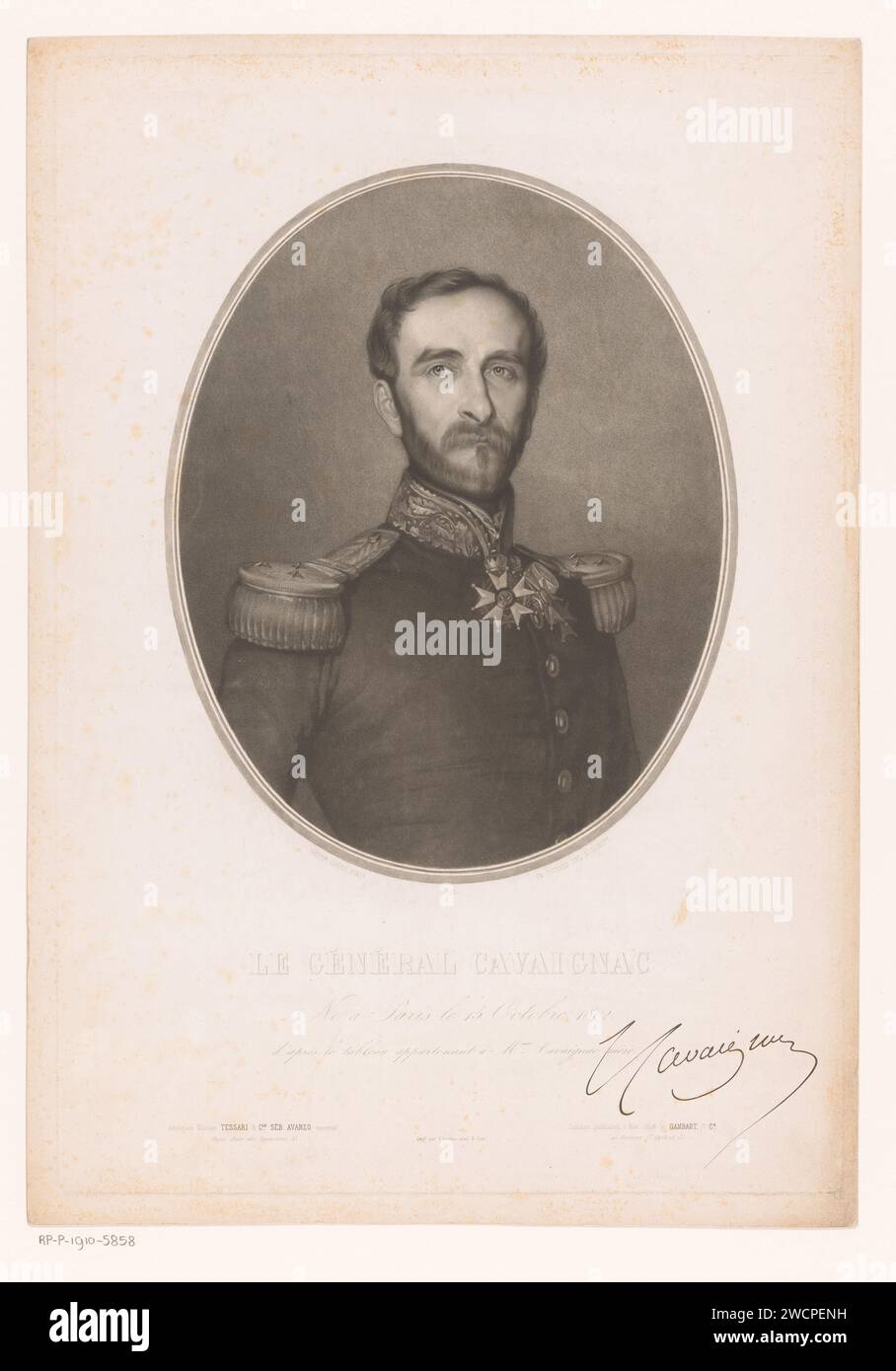 Portret van Louis-Eugène Cavaignac, Emile Pierre Pichard, after ...