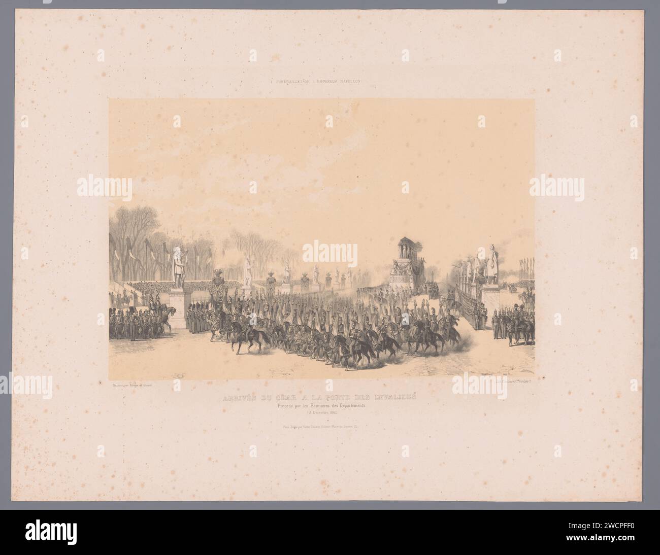 Napoleons funeral procession arrives hi-res stock photography and ...