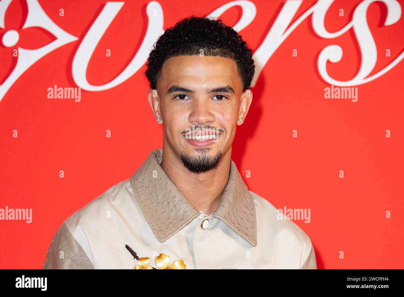 Warren Zaire-Emery attending the Louis Vuitton Menswear Fall/Winter ...