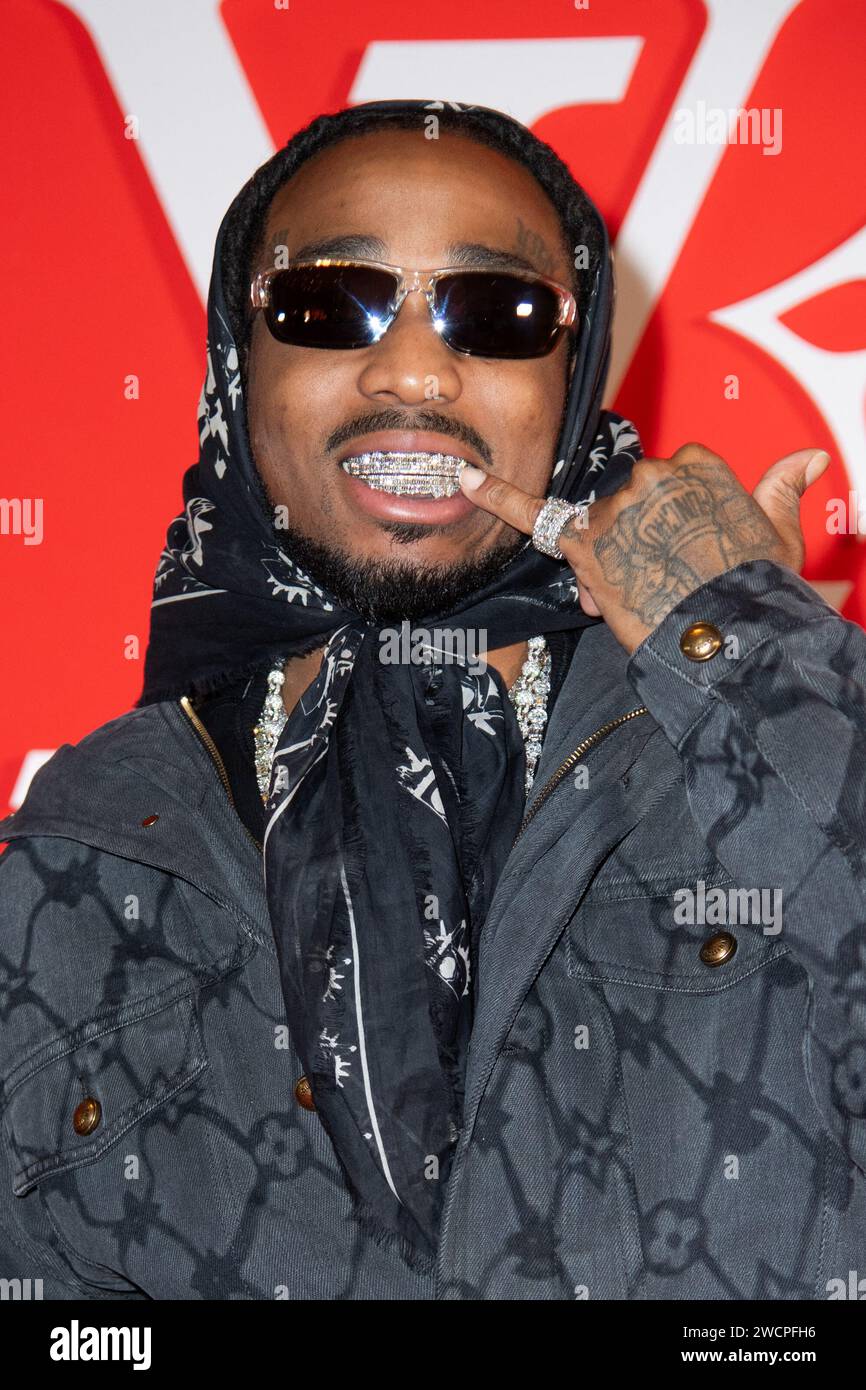 Quavo attending the Louis Vuitton Menswear Fall/Winter 2024-2025 show ...