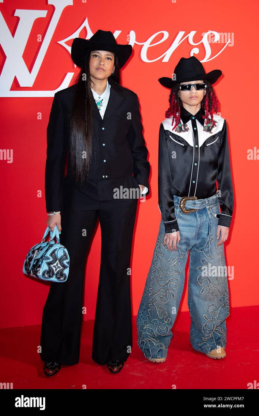 Paris, France. 16th Jan, 2024. Helen Williams and Rocket Williams ...