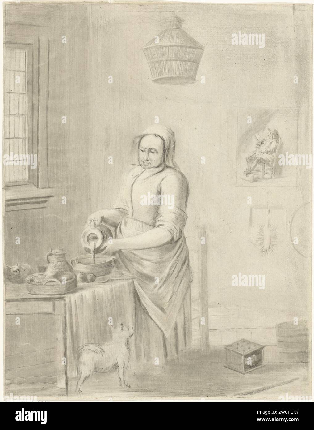 Milk maid painting hi-res stock photography and images - Alamy