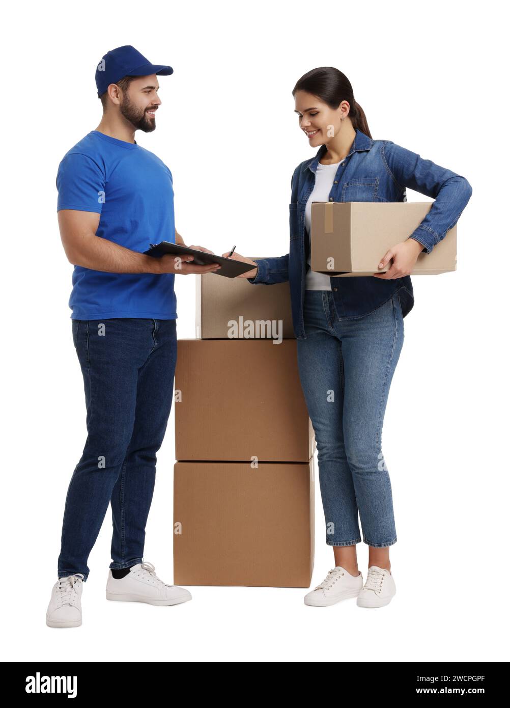 Delivery receipt Cut Out Stock Images & Pictures - Alamy