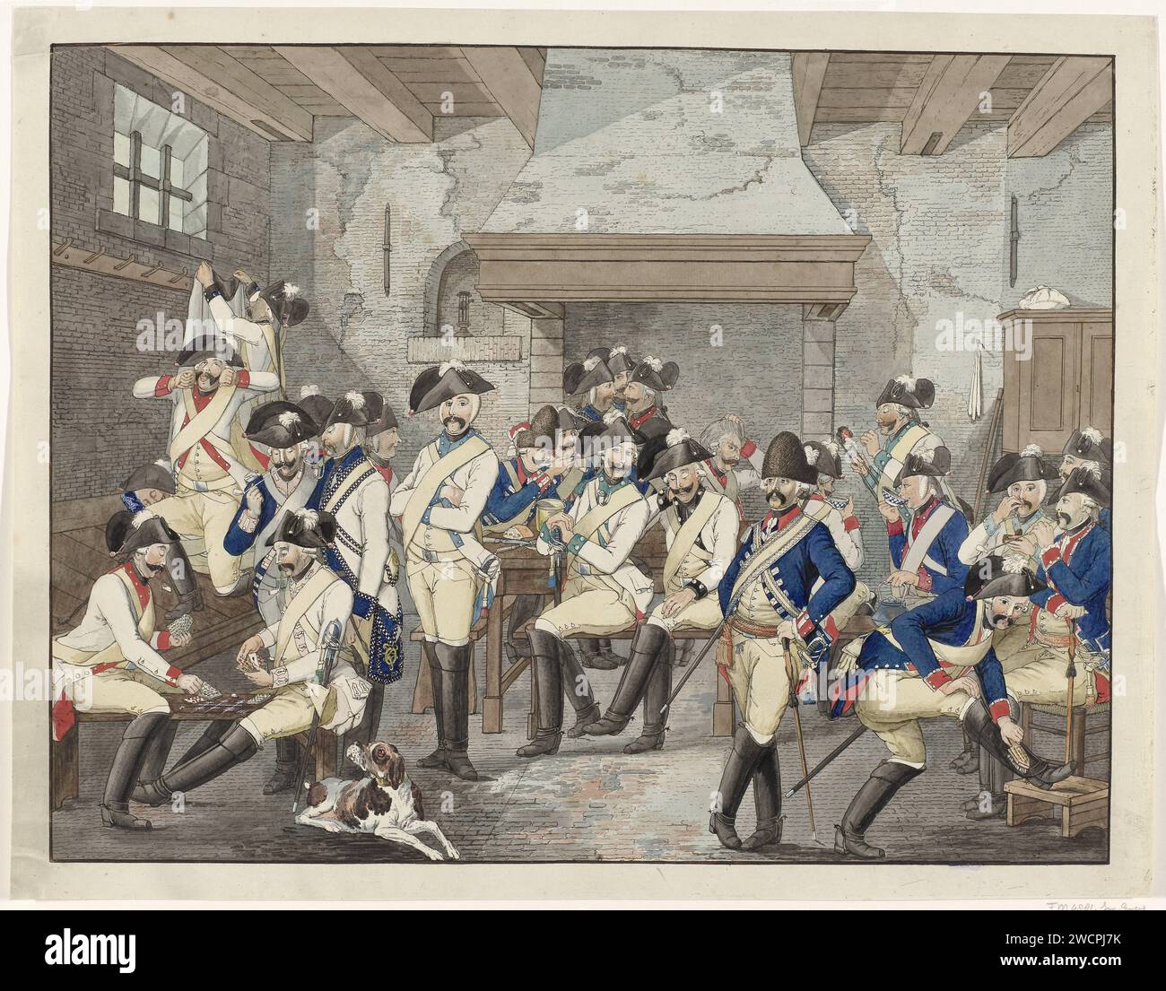 Uniforms of the Dutch Cavalry, ca. 1787-1790, Anonymous, 1787 - 1790 ...