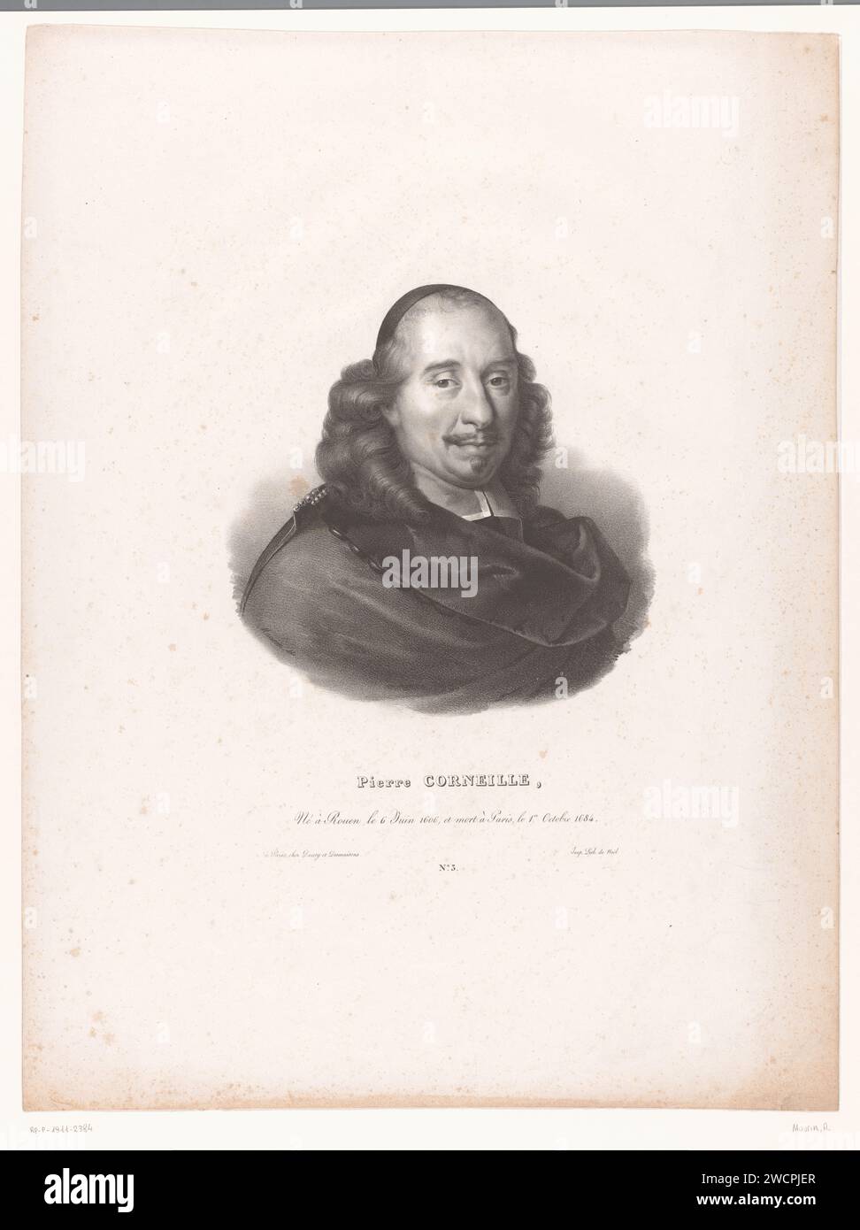 Portret van Pierre Corneille, Antoine Maurin, Nicolas Maurin, 1824 ...
