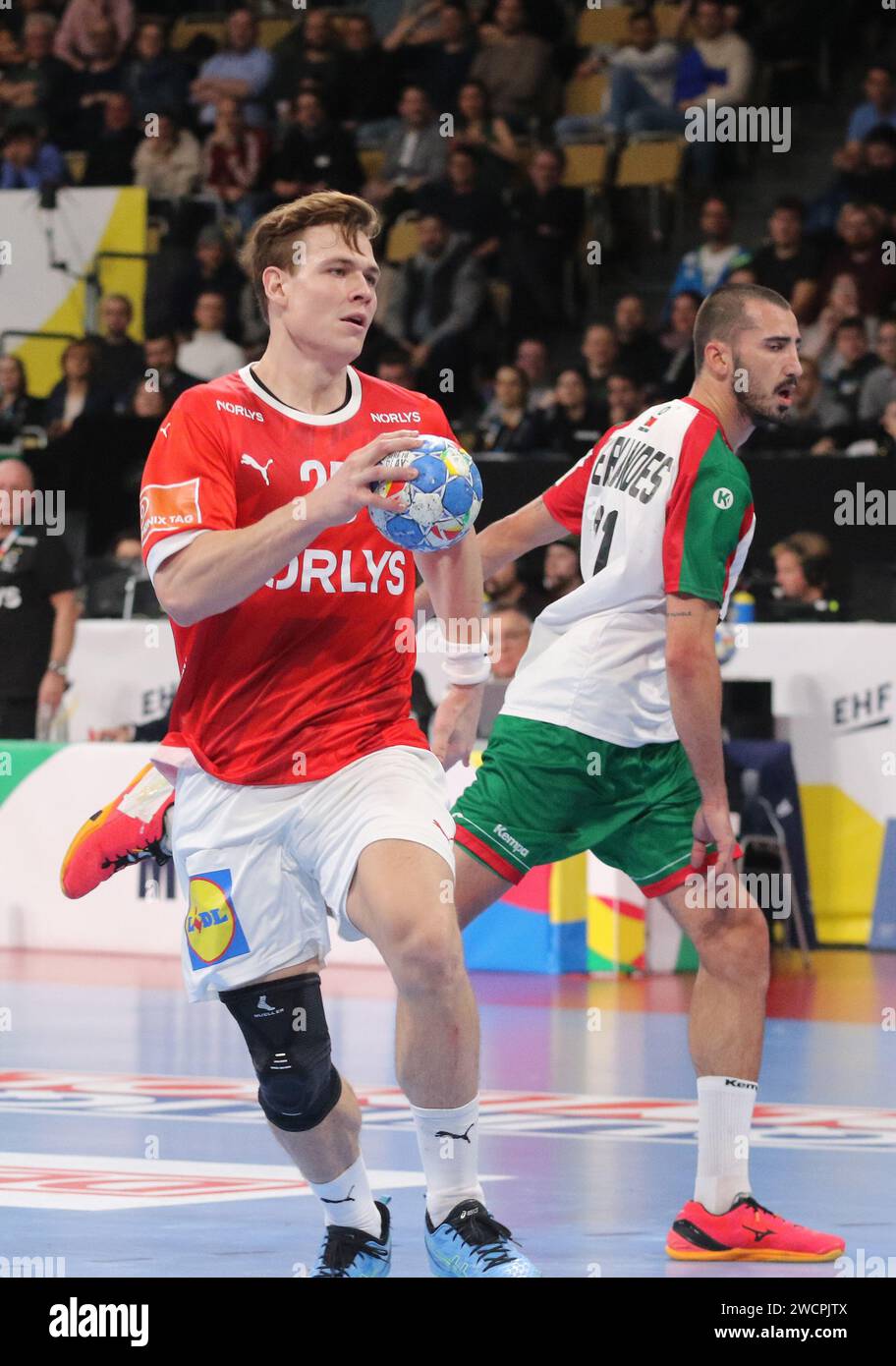 MUNICH, Germany. , . #25 JORGENSEN Lukas Lindhard in action during the ...