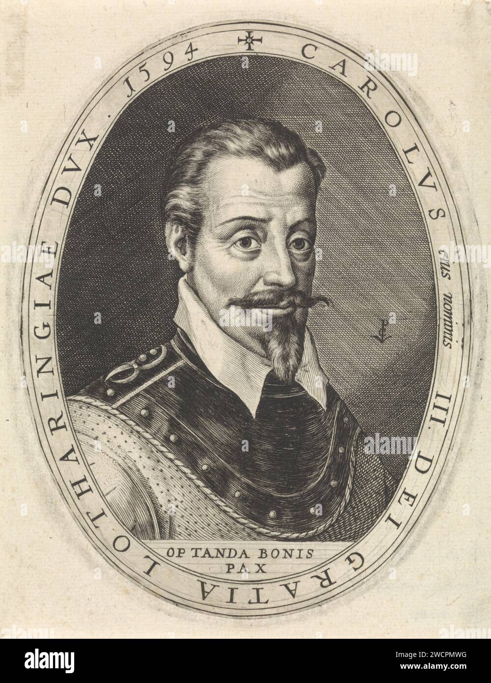 Portrait of Charles III The Great, Crispijn van de Passe (I), 1594 ...