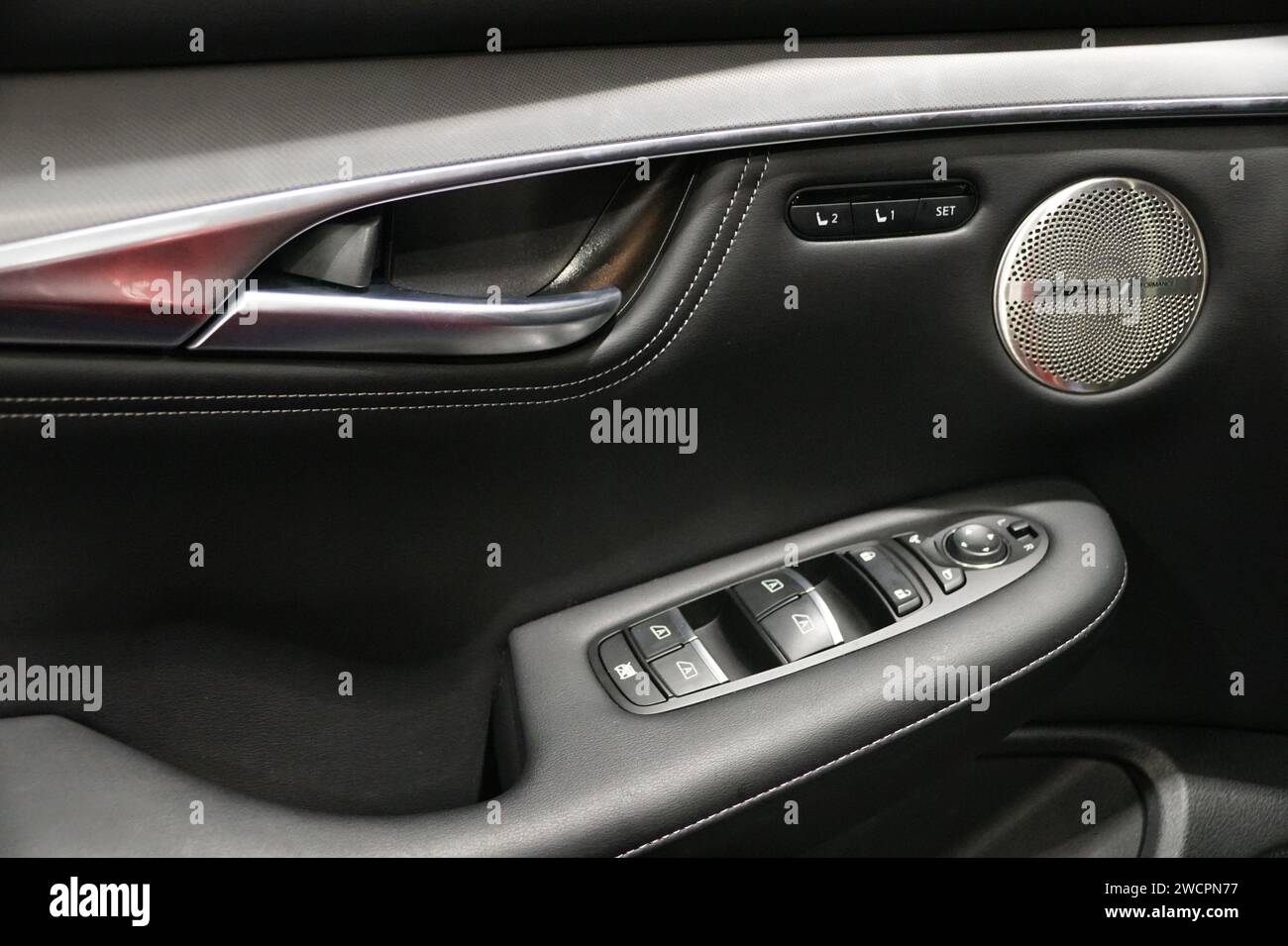 Philadelphia, Pennsylvania, U.S - January 14, 2024 - The door interior ...