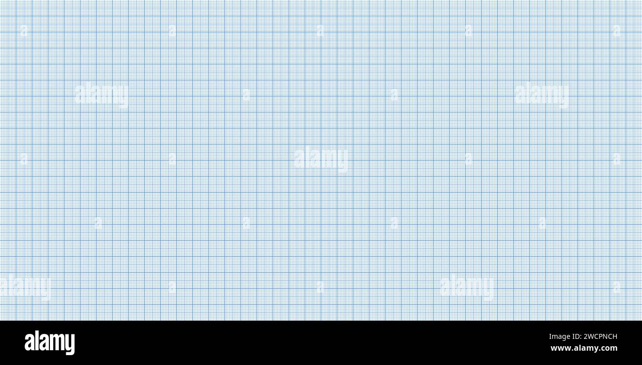 Sheet of graph paper with grid. Millimeter paper texture, geometric ...