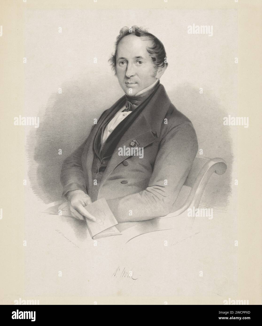 Portrait of Willem Vrolik, Henricus Wilhelmus Couwenberg, 1824 - 1845 ...