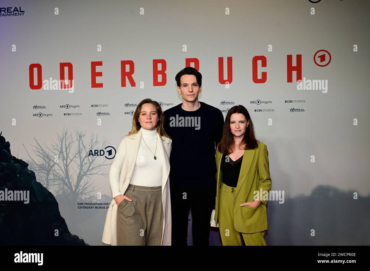 Sonja Gerhardt, Sabin Tambrea und Jennifer Ulrich bei der Premiere der ARD und CBS TV-Serie ...
