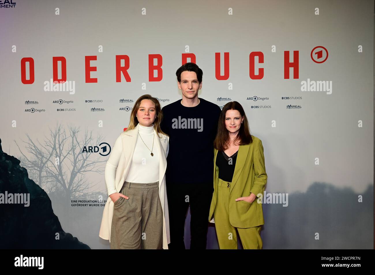 Sonja Gerhardt, Sabin Tambrea und Jennifer Ulrich bei der Premiere der ARD und CBS TV-Serie ...