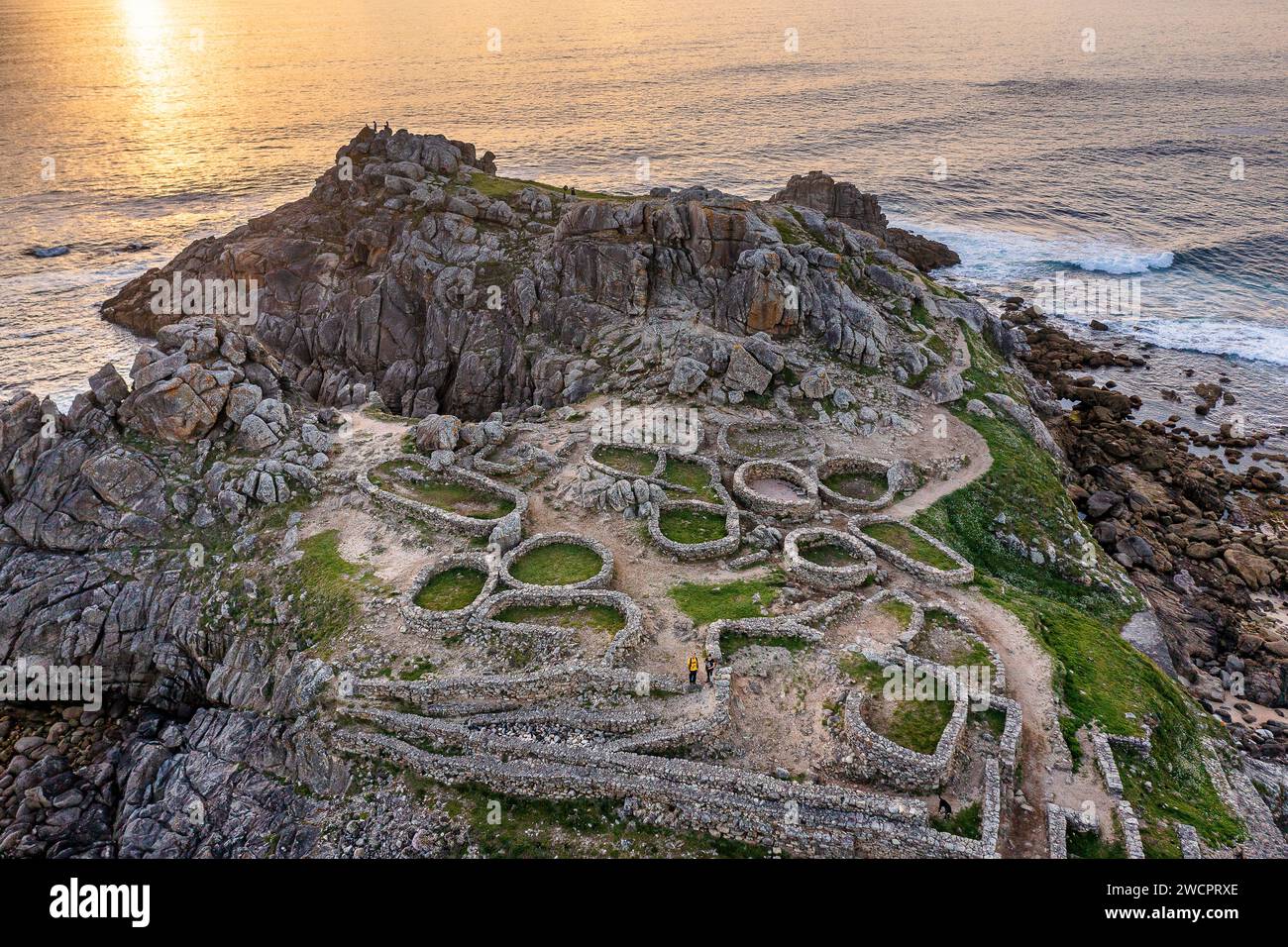 Iron Age settlement Castro de Barona, Spain Stock Photo - Alamy