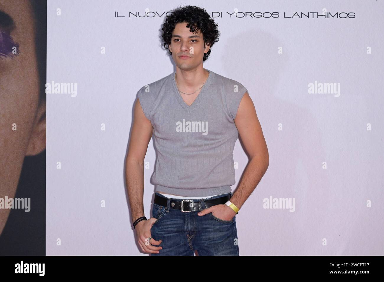 Rome, Italy. 16th Jan, 2024. Giorgio Belli attends the red carpet of Italian premiere of movie ...